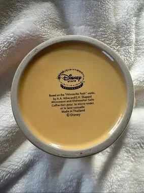 Disney | Dining | Disney Yellow Winnie The Pooh Collectable Ceramic Mug ...